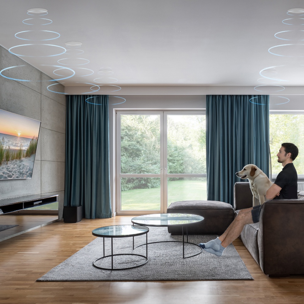 5.1 Wireless In-Ceiling Surround Sound Cinema Kit - With WiSA SoundSend ...