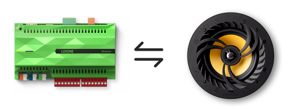 Lithe Audio Loxone ceiling speaker driver - Lithe Audio LTD