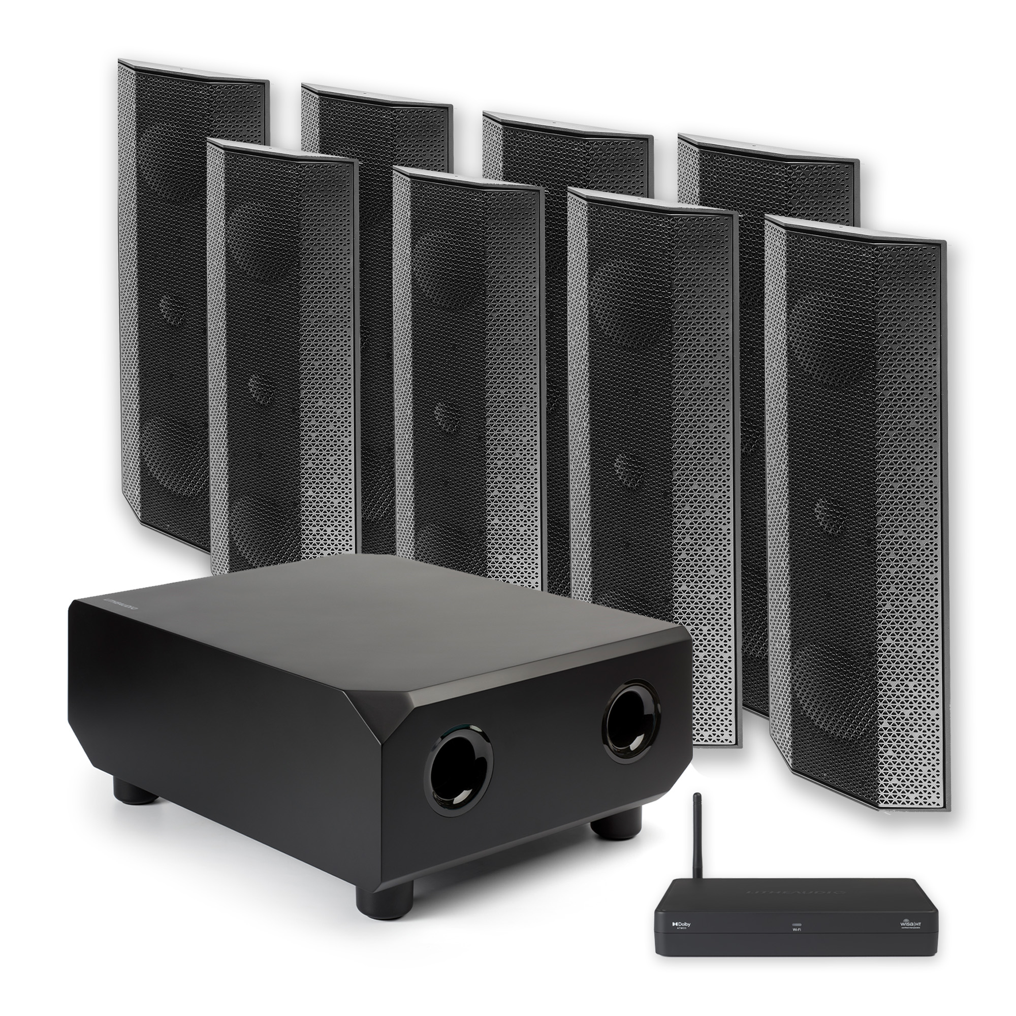7.1 Wireless Surround Sound Cinema Kit With WiSA Cinema Hub